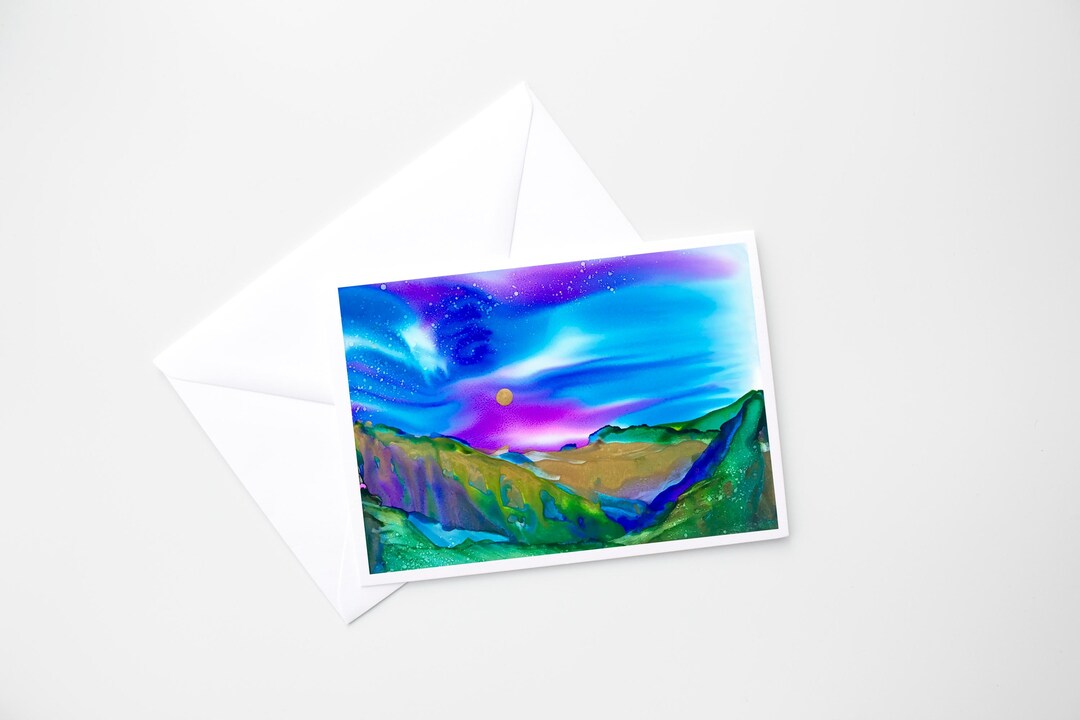 Angelic Grace Art Notecards - Set of 5, Inspirational Greeting Cards - Etsy