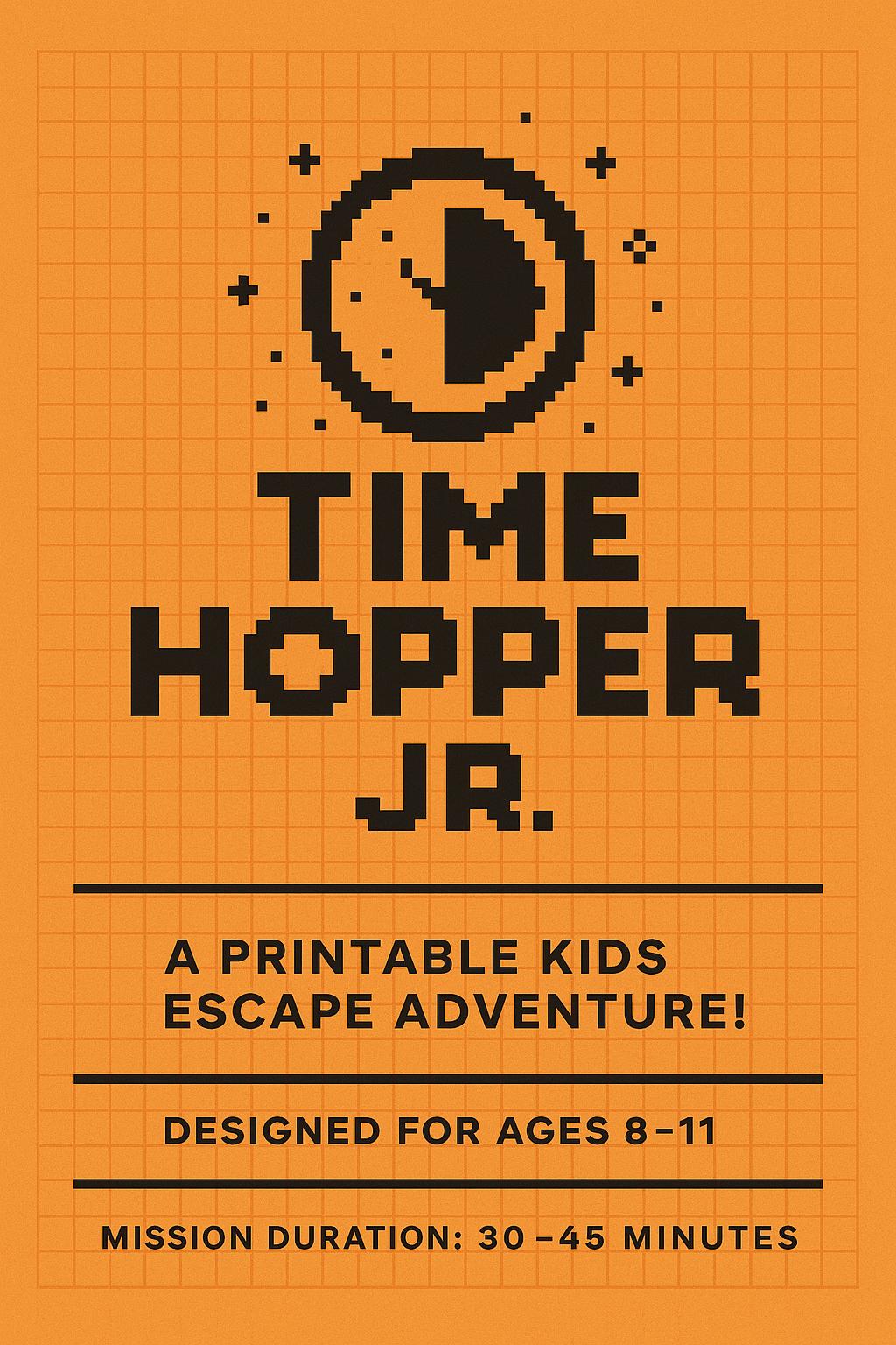 Time Hopper Jr. | Kids Printable Escape Room Game for Ages 8-11 | Fun ...
