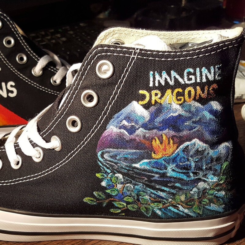 Painted Keds - Etsy