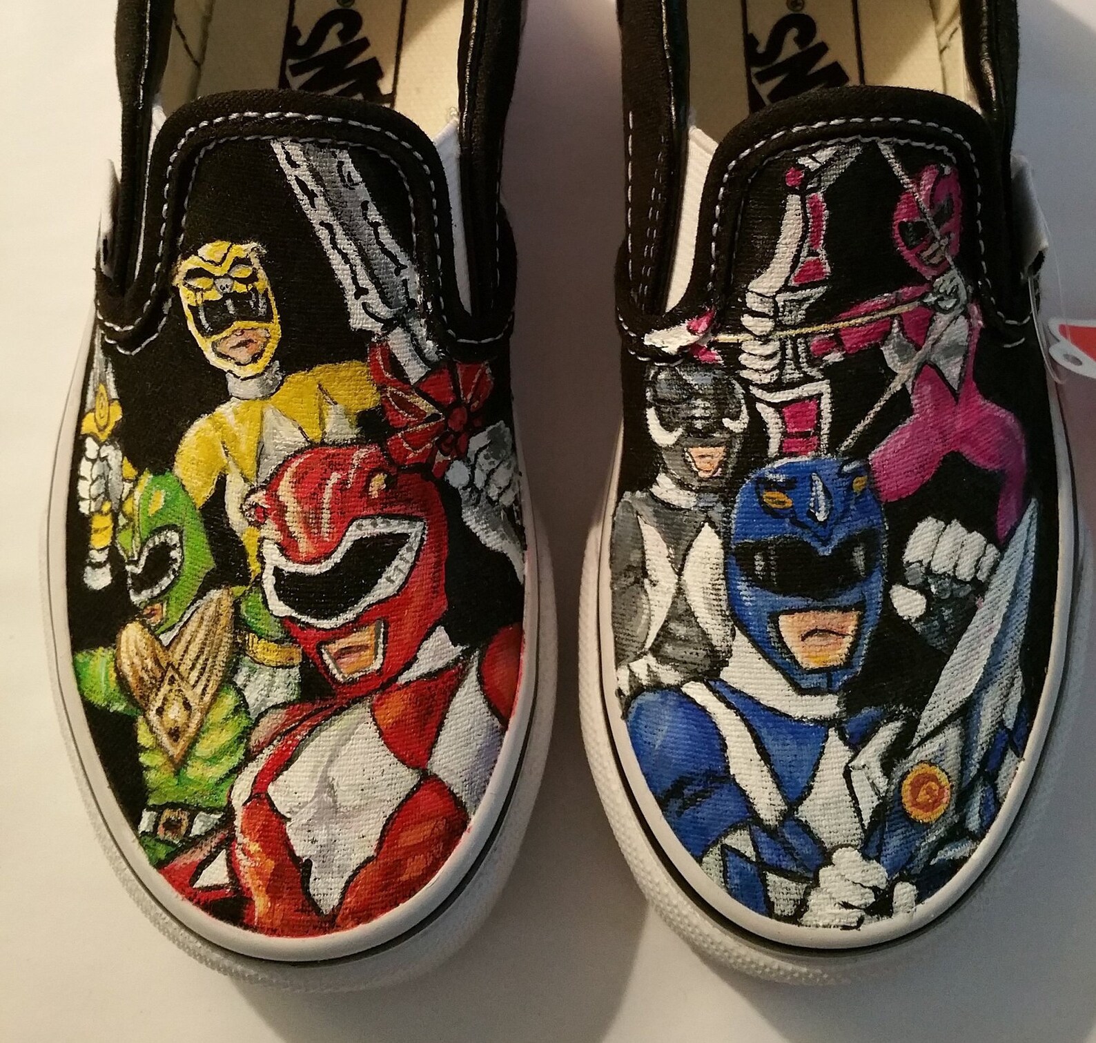 Mighty Morphine Power Ranger Shoes Converse Hand Painted | Etsy