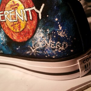 SERENITY and FIREFLY Handpainted Shoes ANY Size Ladies Mens Sneakers ...