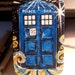 Doctor Who Handpainted ALTOIDS Tin Tardis With Swirls Dr. Who | Etsy