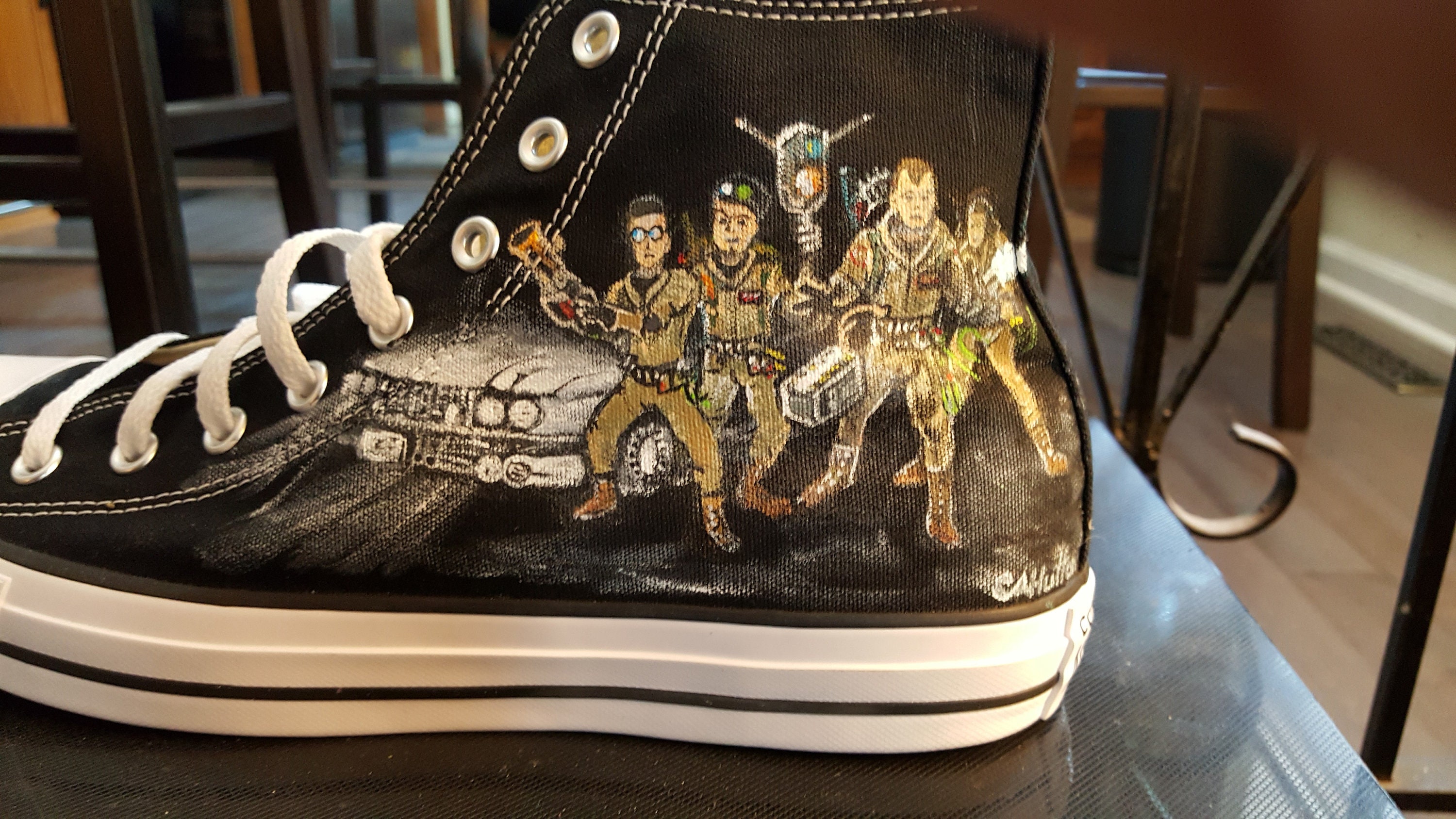 Ghostbusters Converse Who You Gonna Call Slime Bill Murray Dan - Etsy ...
