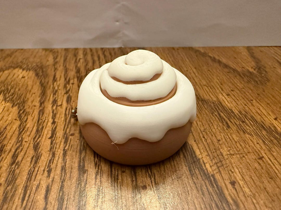 Cinnamon Roll Fidget Clicker Keychain - Etsy