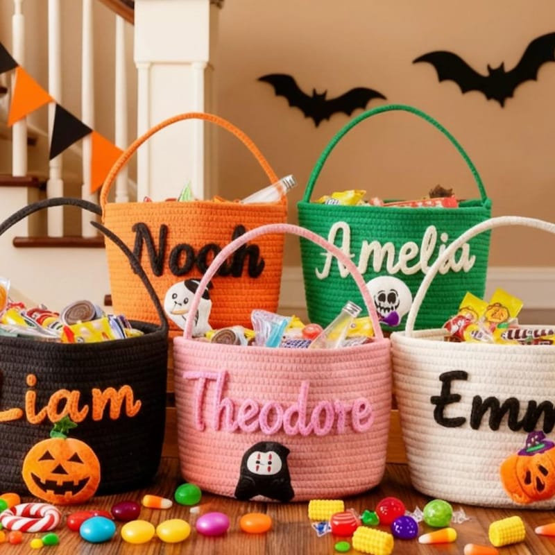 Halloween Basket - Etsy