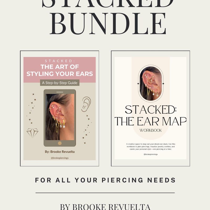 Earings 2 Stack - Etsy