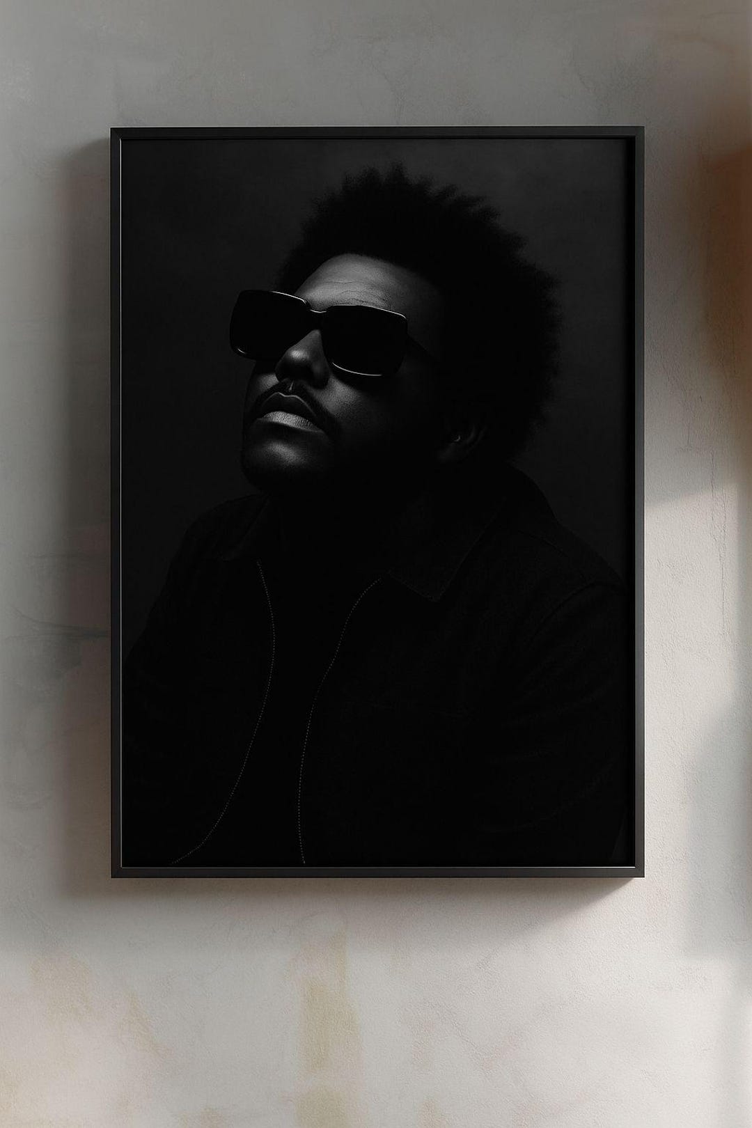 The Weeknd Retro Music Poster Print Urban Wall Art, Celebrity Music ...