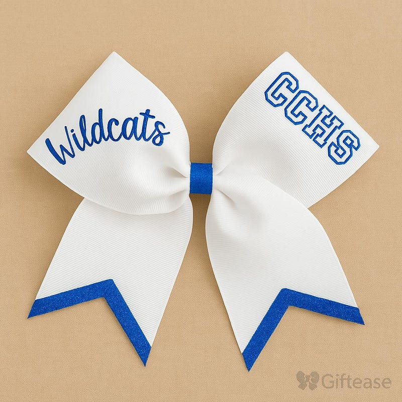 Cheer Bow School Logo - Etsy
