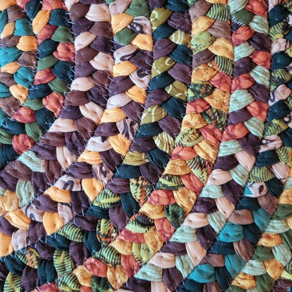 Colorful Braided Rug - Etsy