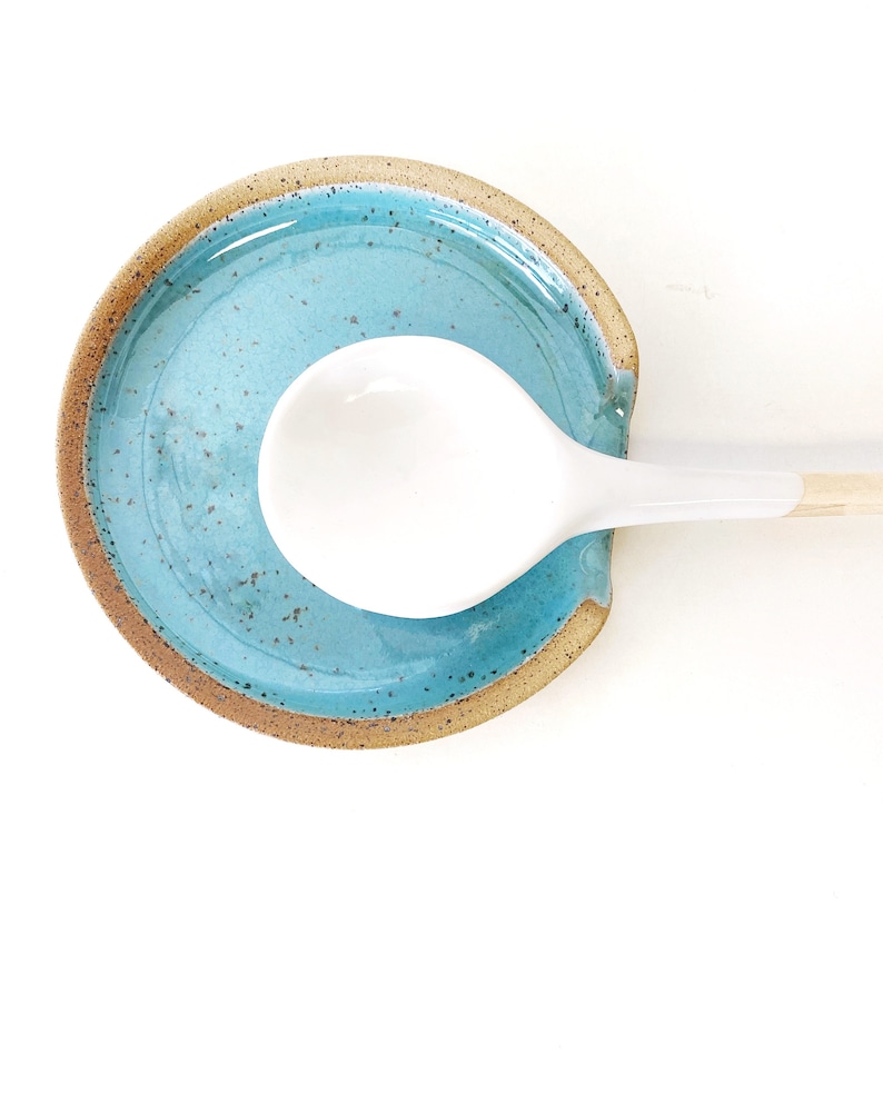 Ceramic Spoon rest Home Decor Handmade spoon holder | Etsy