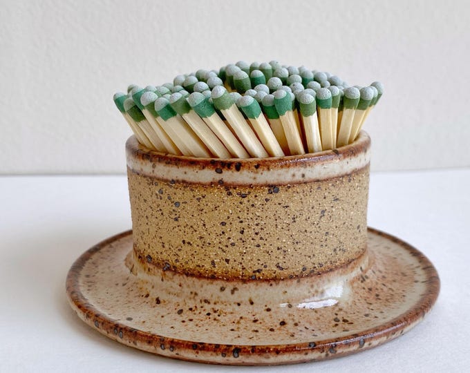 Vintage Match Stick Holder | Cast Metal Match Holder | Vintage Ornate ...