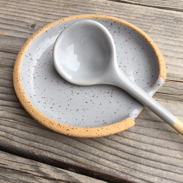 Ceramic Spoon Rest Home Decor Handmade Spoon Holder - Etsy