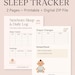 Printable Newborn Sleep Log & Baby Tracker | Feeding, Diaper, and ...