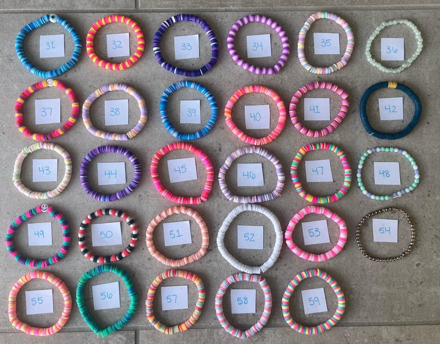 Clay Bead Bracelets - Etsy