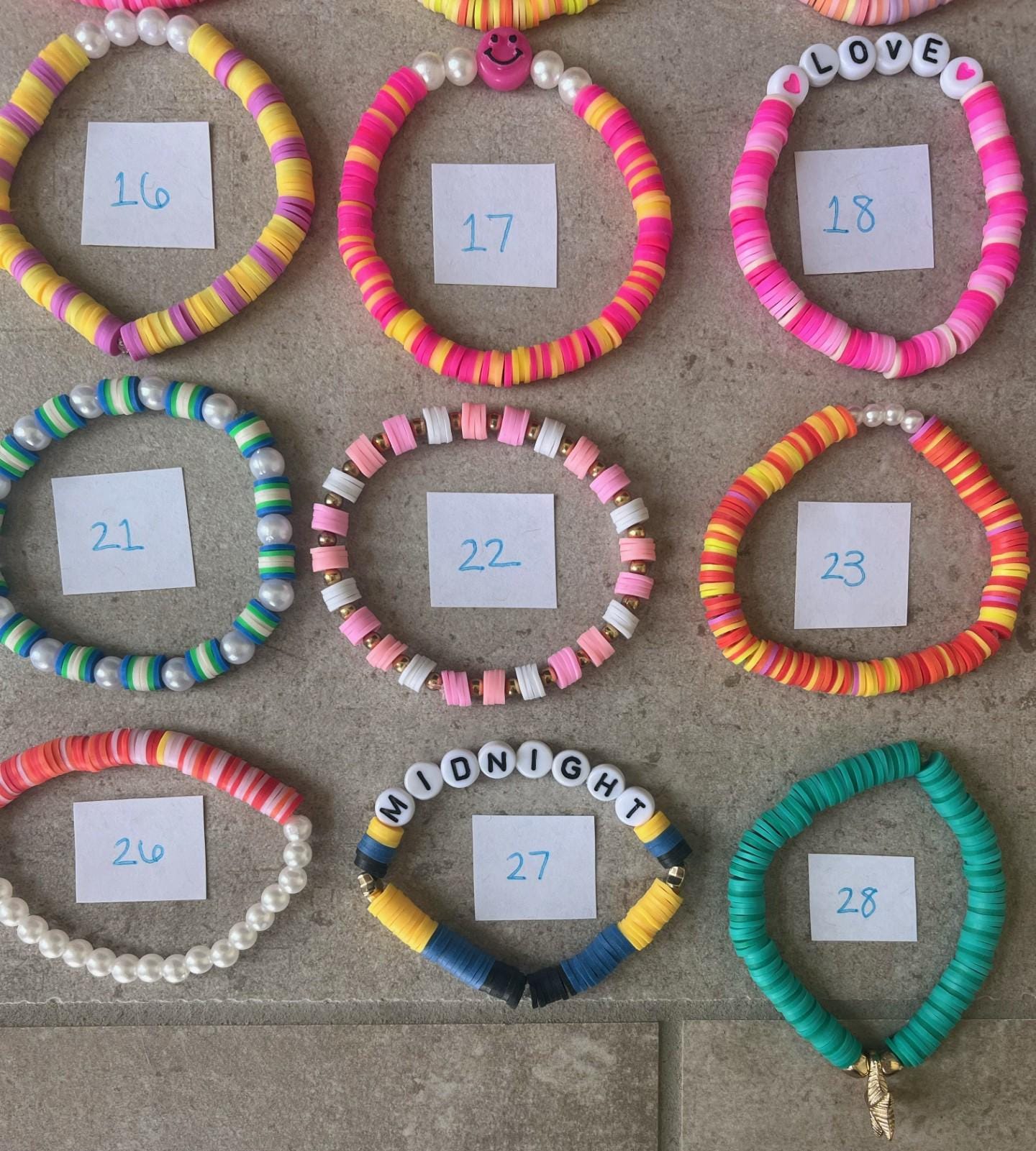 Clay Bead Bracelets - Etsy