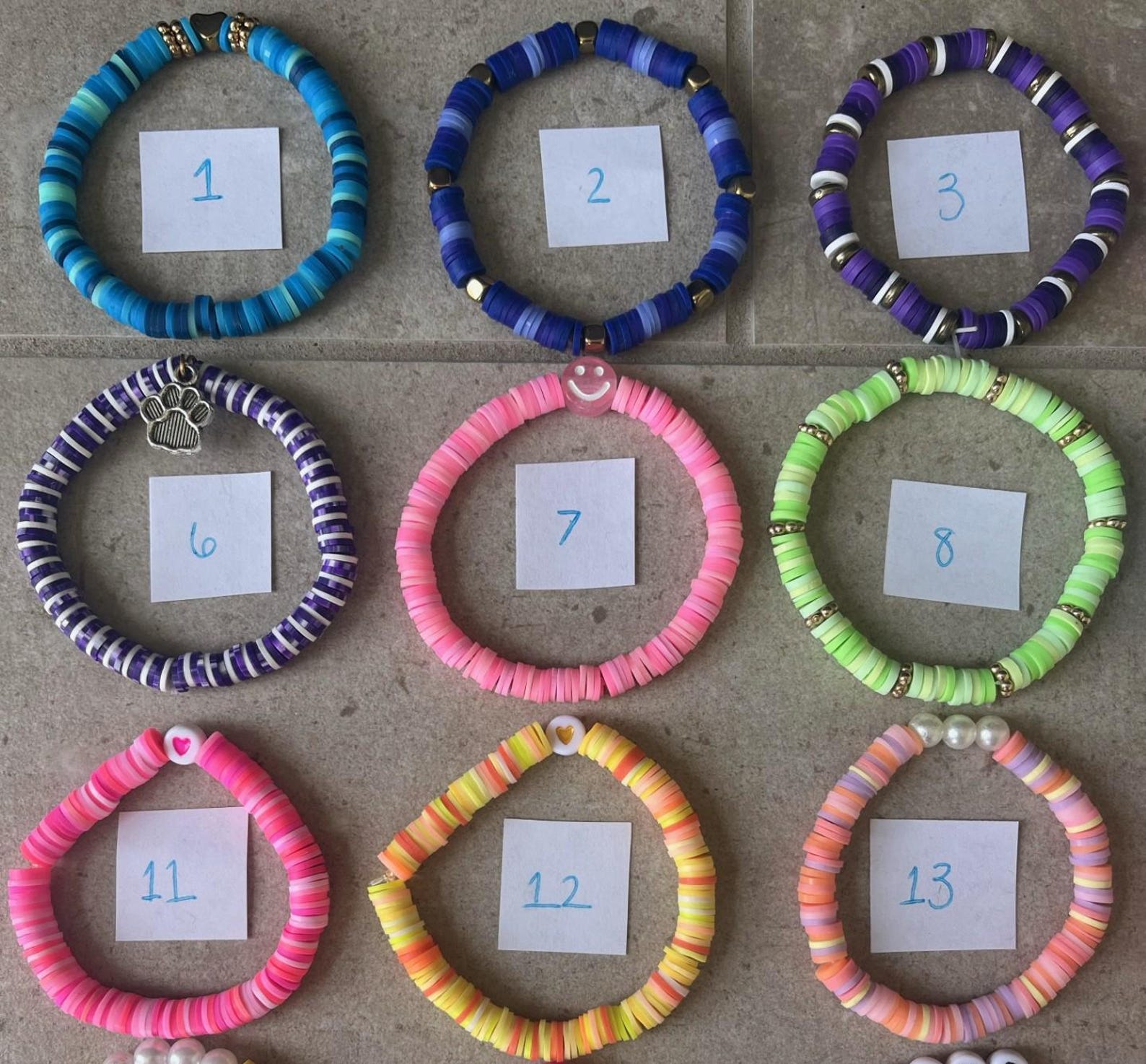 Clay Bead Bracelets - Etsy