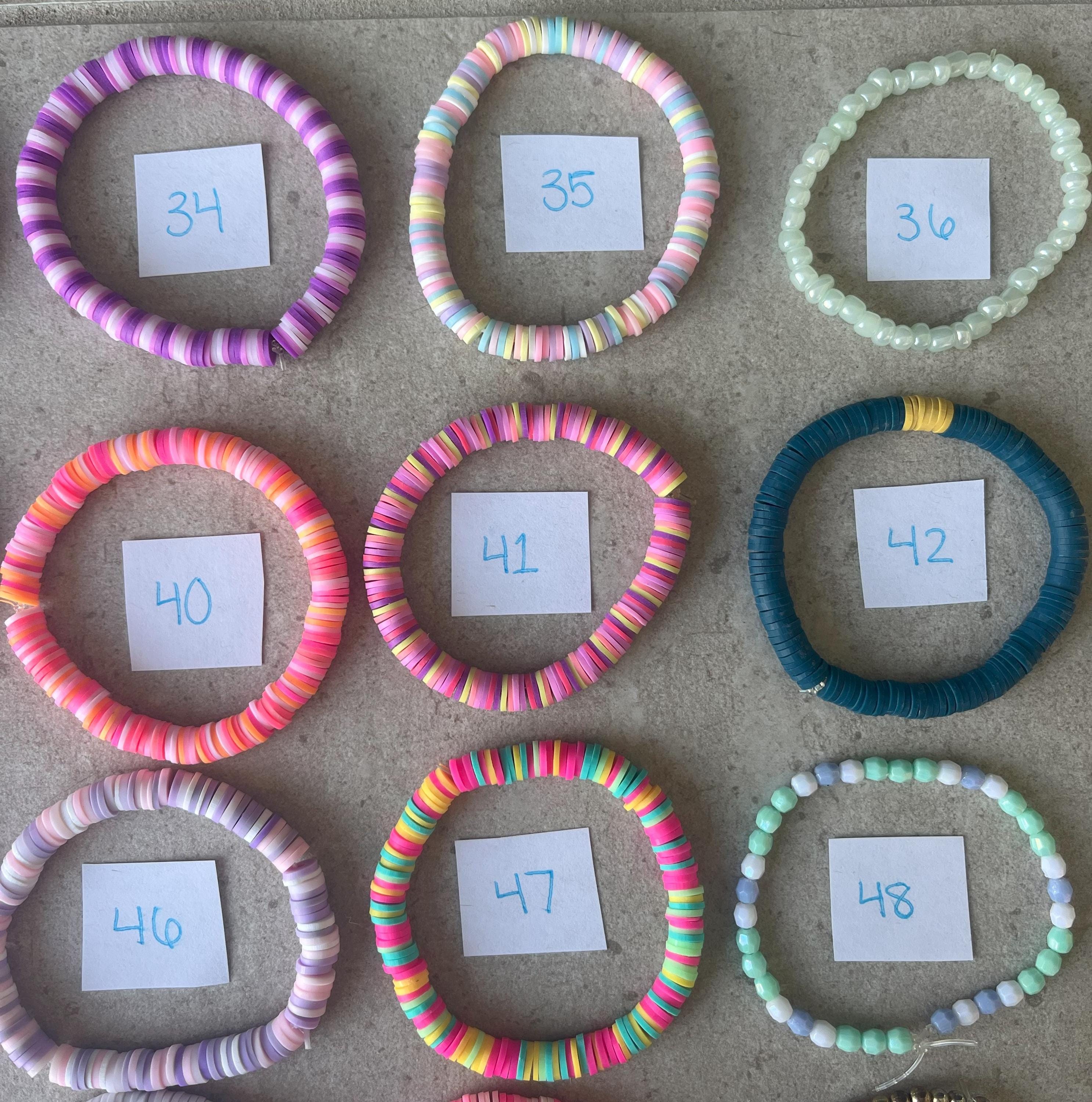 Clay Bead Bracelets - Etsy