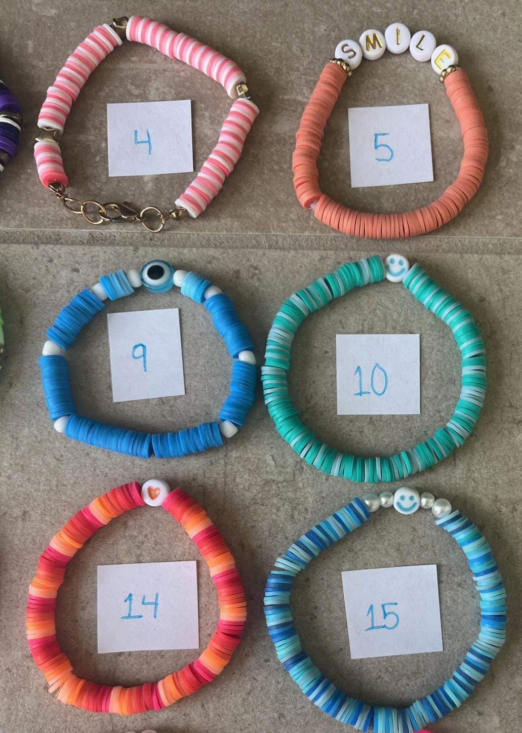 Clay Bead Bracelets - Etsy