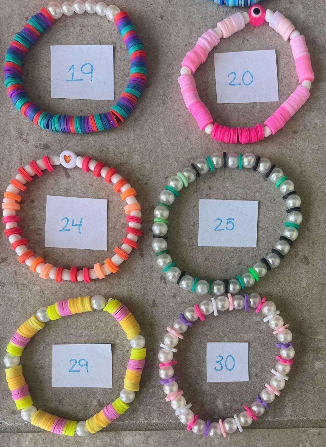 Clay Bead Bracelets - Etsy