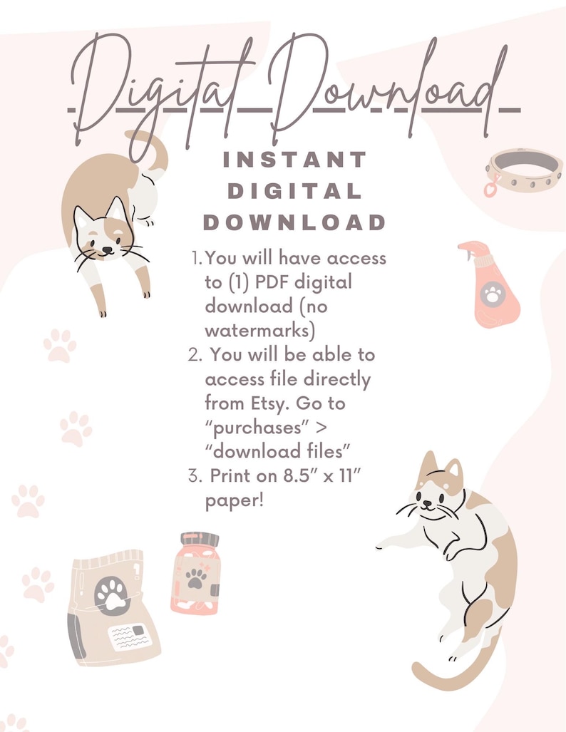 Pet Sitting Report Card Template | Dog Sitter Visit Report | Pet Care ...