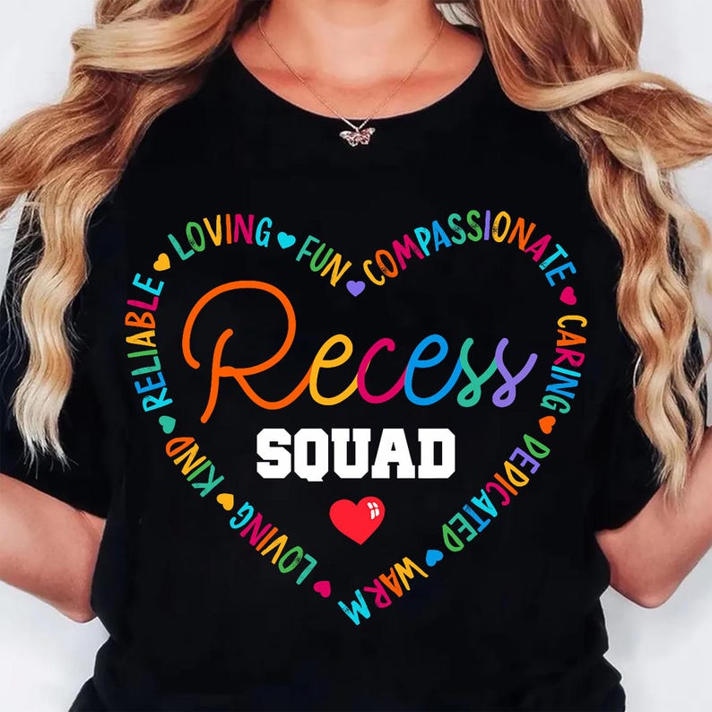 Recess Squad PNG Bundle for Teachers, Recess Crew Sublimation Design ...