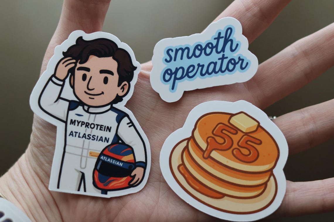 Carlos Sainz Sticker Pack – Funny F1 Stickers, Pancakes, Smooth ...