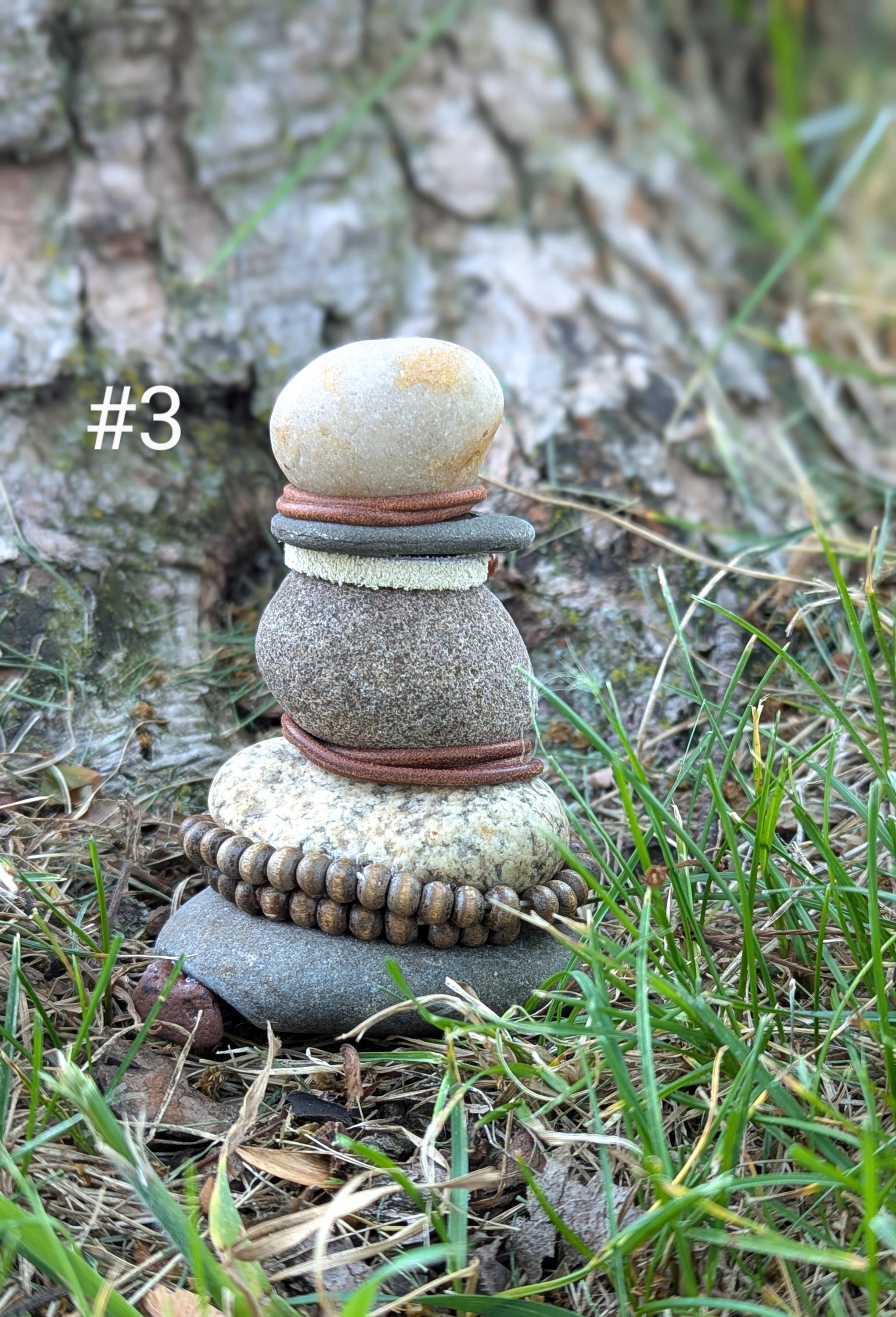 Natural Stone Mini Rock Cairn - Etsy