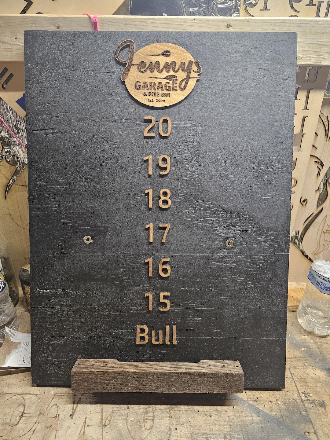 Custom Cricket Scoreboards 12" X 20" 3d Layered With Custom Logo Cutout ...