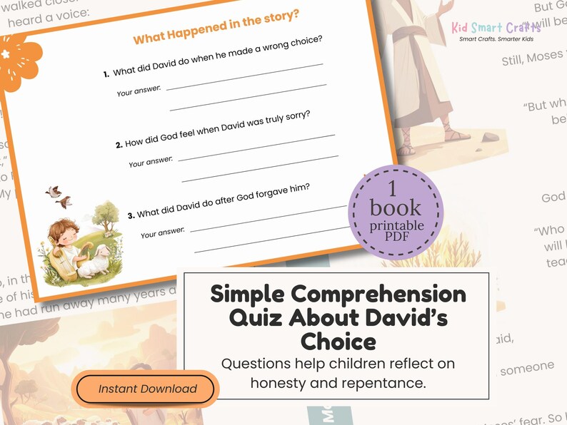 My Heart: Kids Bible Lesson Jesus Story David’s Clean Heart Bible Story ...