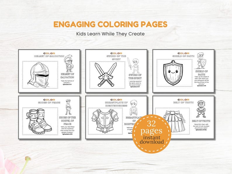 Armor of God Bible Activity Mega Bundle | Fun Christian Learning Pack ...