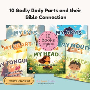 Printable Bible Lessons for Kids Physical Body Parts & Their Bible ...