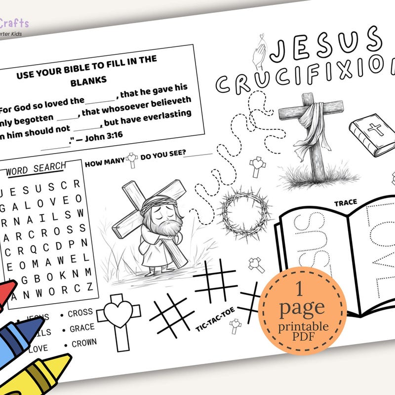 Crucifixion Craft - Etsy