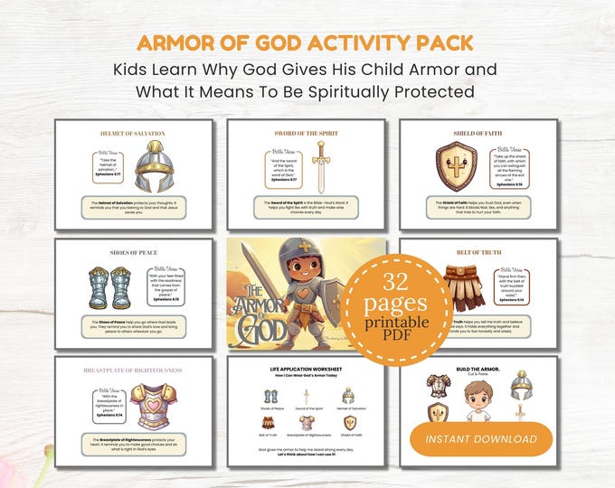 Ephesians Bible Activity Kids, Bible Worksheet, Coloring Page, Bible ...