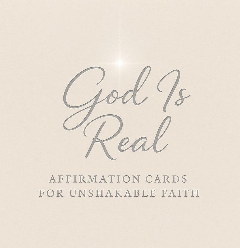 God is Good: Affirmation Cards for Unshakable Faith - Etsy