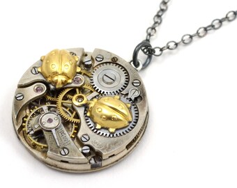 Ladybug Watch Pendant - Etsy