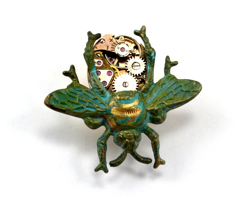 Steampunk Bee Brooch Clockwork Bee Pin Steampunk Bug - Etsy UK