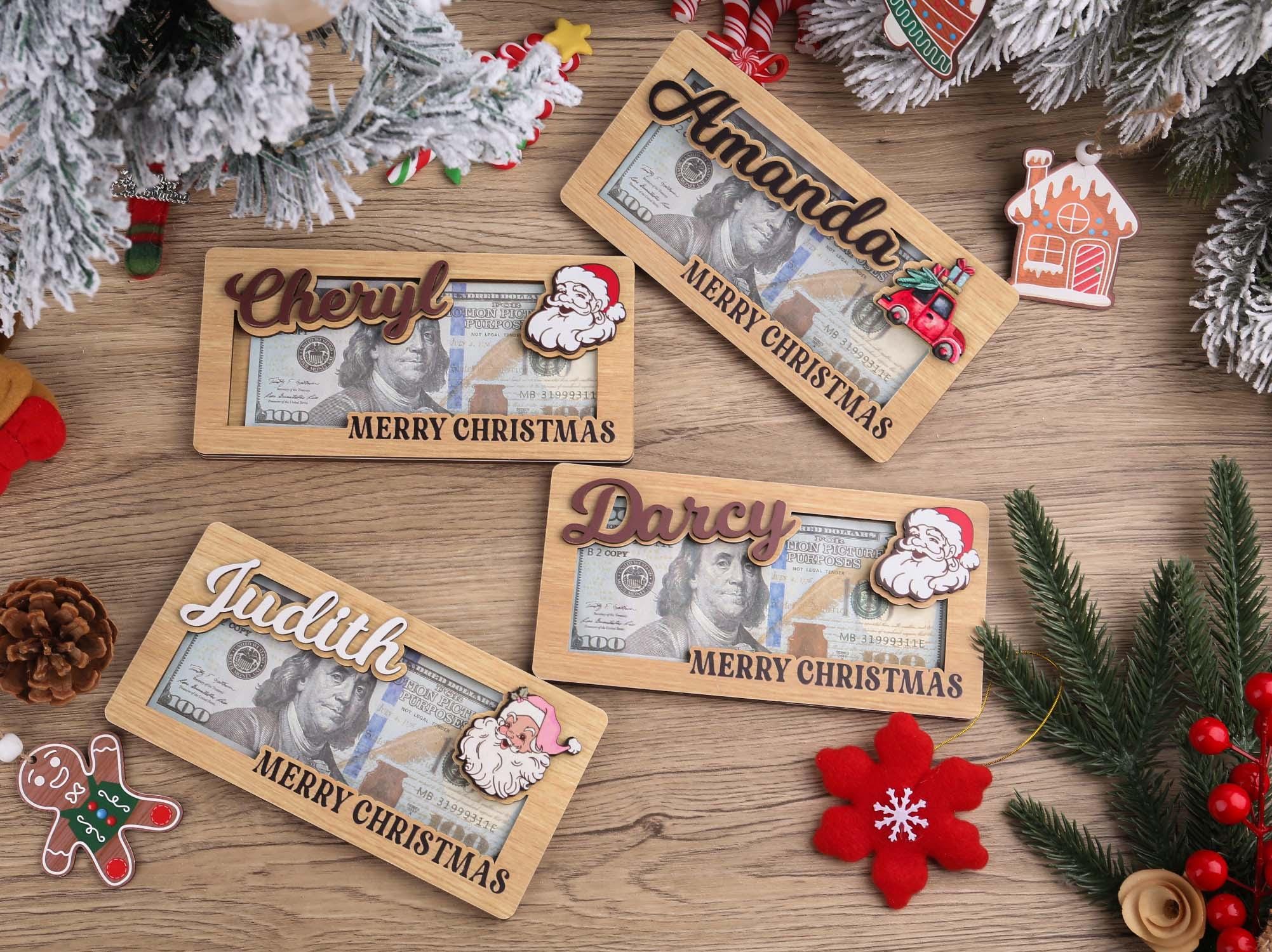 Christmas Gift 2025,personalized Cute Money Holder Christmas,reindeer ...