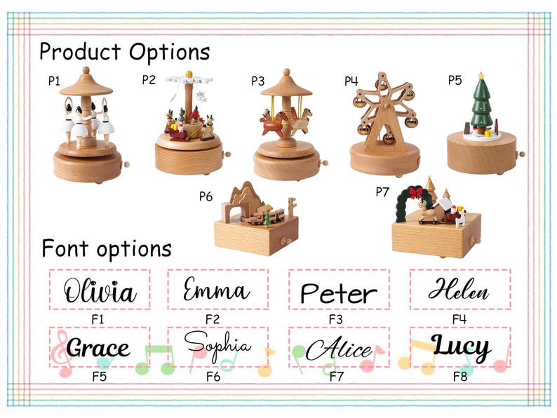 Personalized Wooden Music Box,engraved Musical Box,baby Keepsake Gift ...