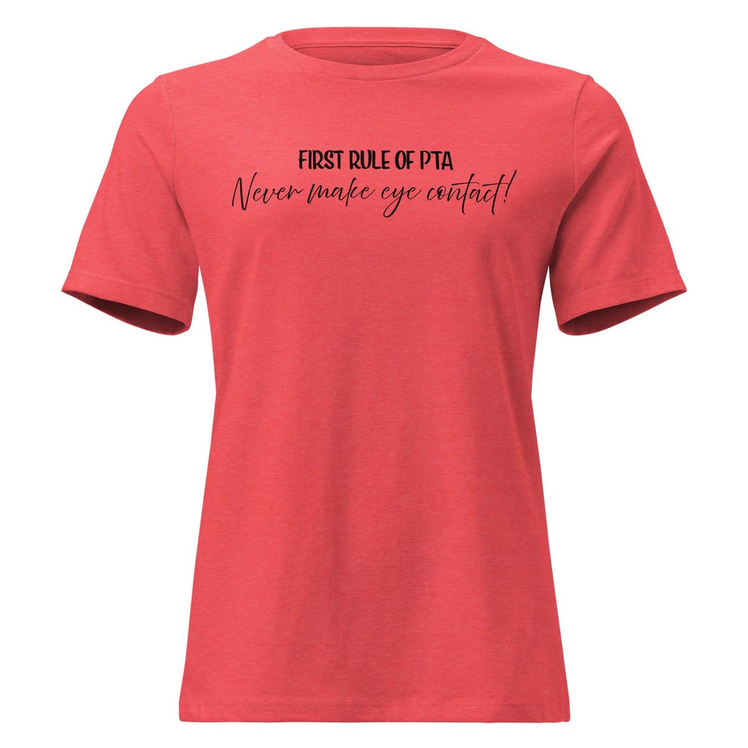 First Rule of PTA / PTSA T-shirt - Etsy