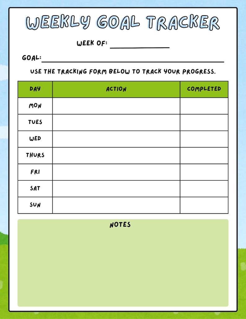 NDIS Specific Goal Setting Planner Bundle – Editable and Printable ...