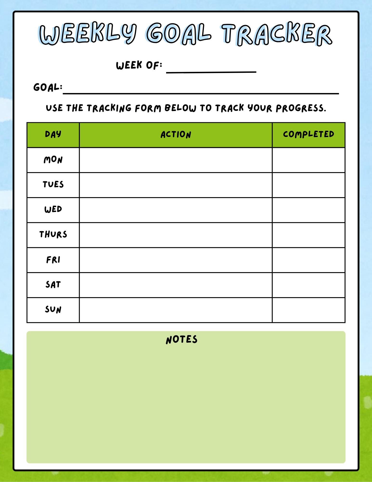 NDIS Specific Goal Setting Planner Bundle – Editable and Printable ...