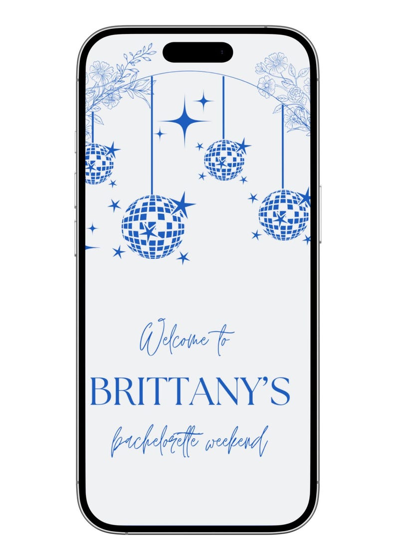 Mamma Mia Hens Party Poster | ABBA Theme Bridal Shower Sign | Editable ...