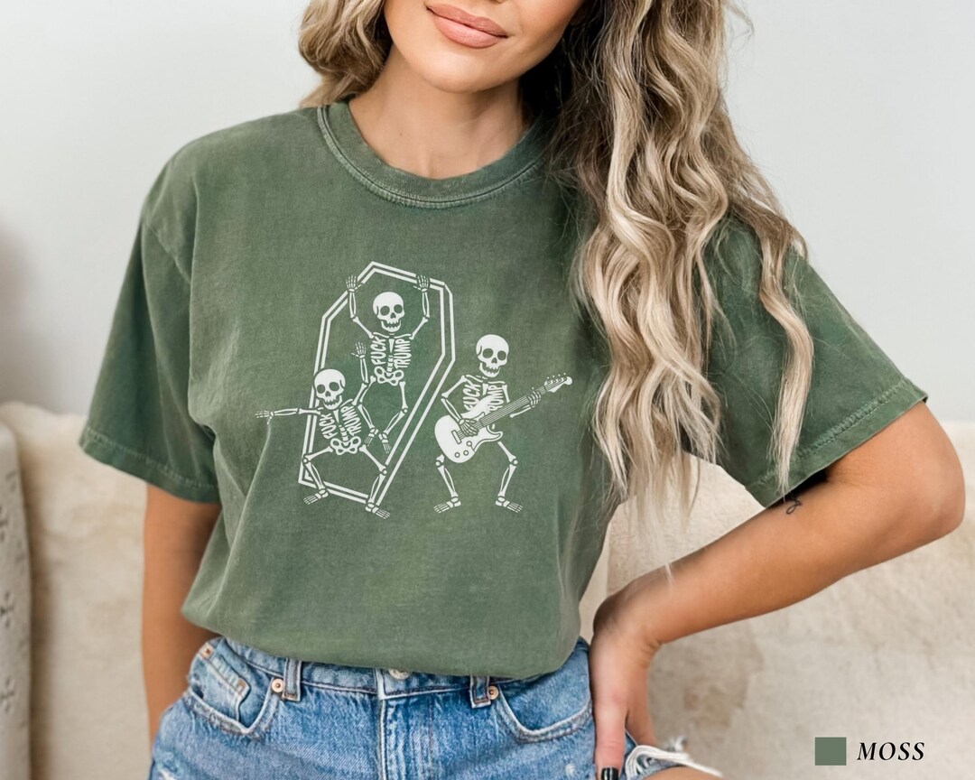 Slightly Subtle Anti Trump Skeleton Shirt, Comfort Colors Funny Trump ...