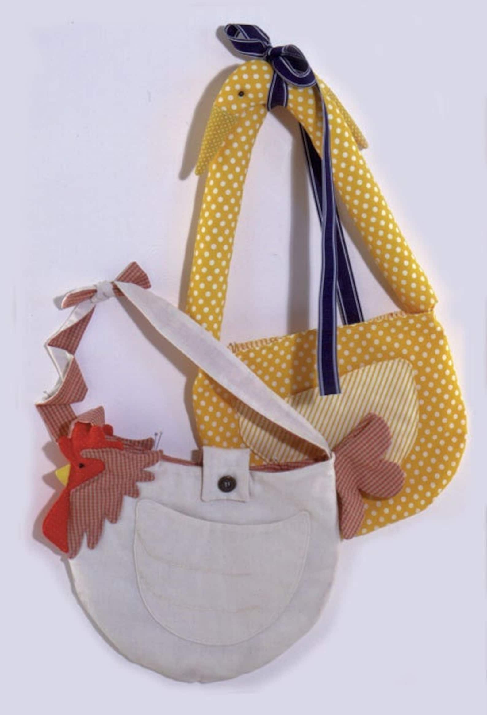 Chicken Purse and Goose Purse From Carolee Creations Easy to Sew ...