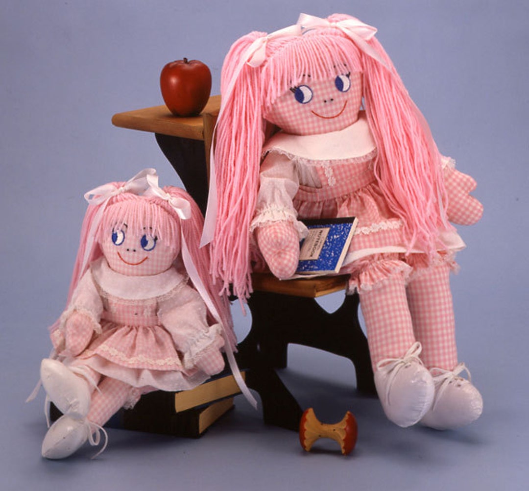 Miss Pat 24" and 17" Little Miss Pat Set, Easy to Sew Doll Patterns ...