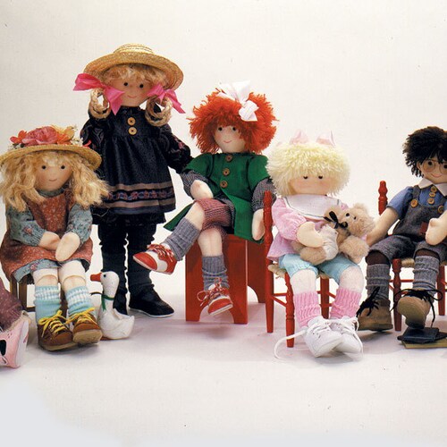 Apple Cheek Girls 17 Easy to Sew Doll Patterns From | Etsy