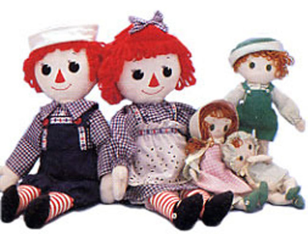 Sew Sweet Doll Family (3 Dolls on Right) Easy to Sew Doll Pattern ...