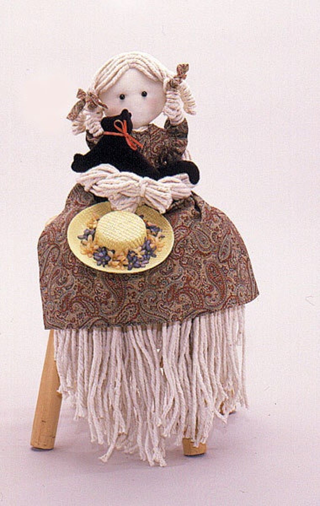 Mop Doll and Country Critters Set, a Sewsweet Doll by Carolee Creations ...