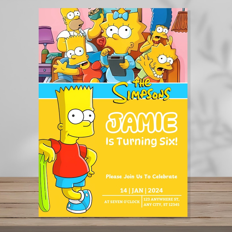 A Picture of Bart Simpson - Etsy UK