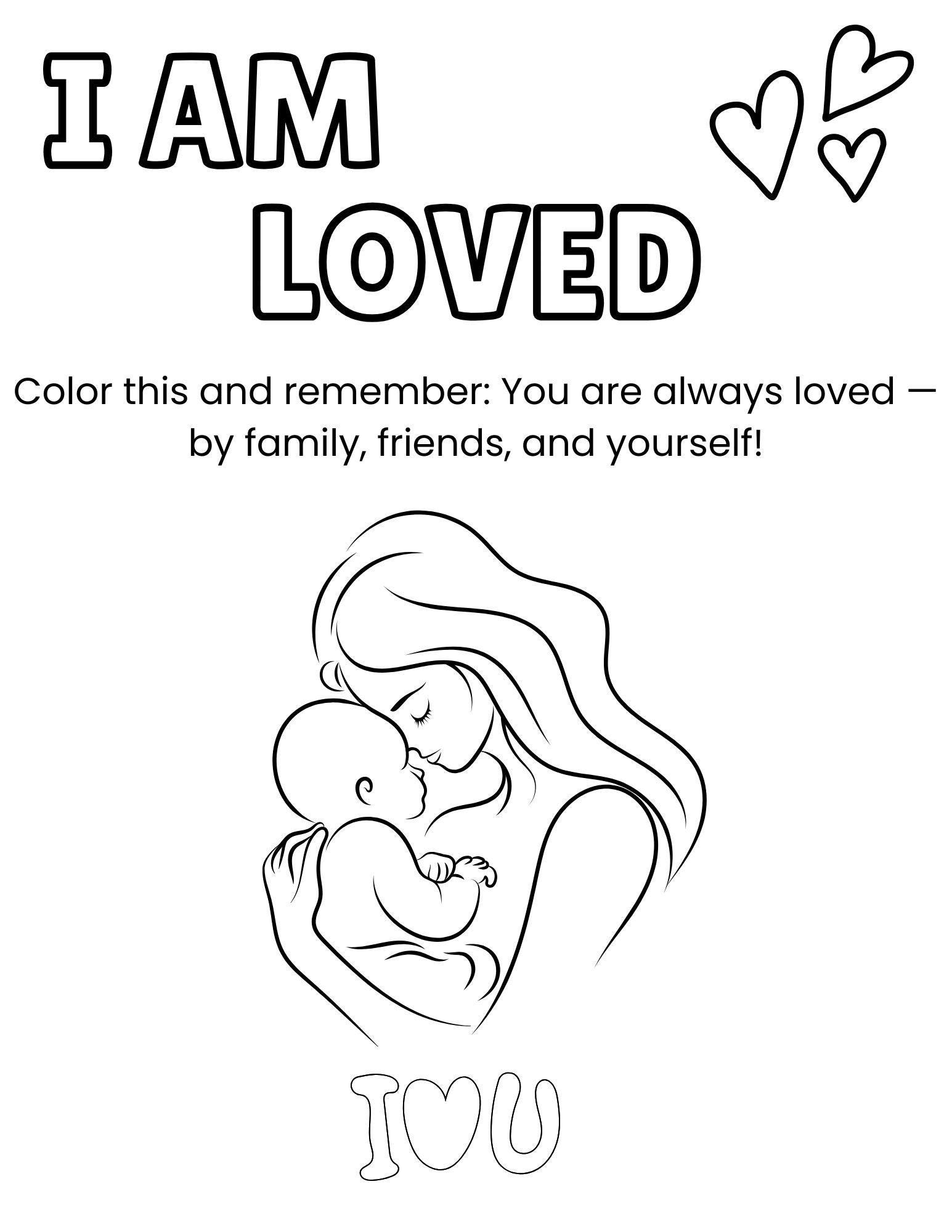 Black and White Affirmation Printables for Kids, 5 Positive Quotes ...